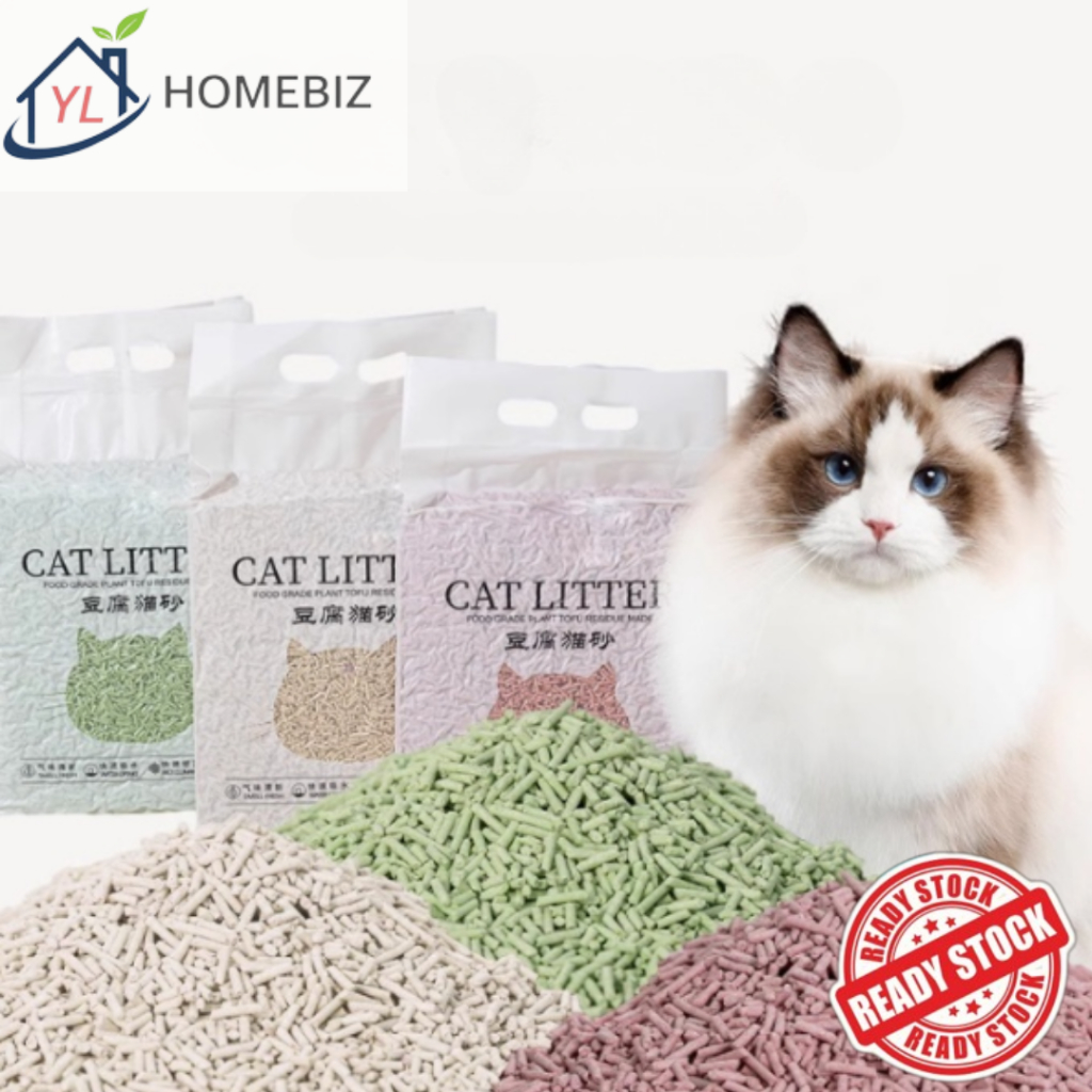 6L Pets Fast Clumping Cat Litter Tofu Cat Litter /Sand Pasir Kucing ...