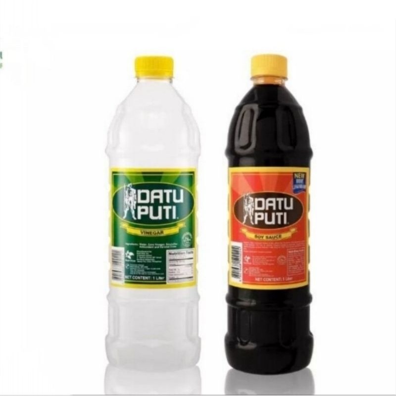 Datu Puti Soy Sauce / Vinegar 385ml / 1liter | Shopee Malaysia