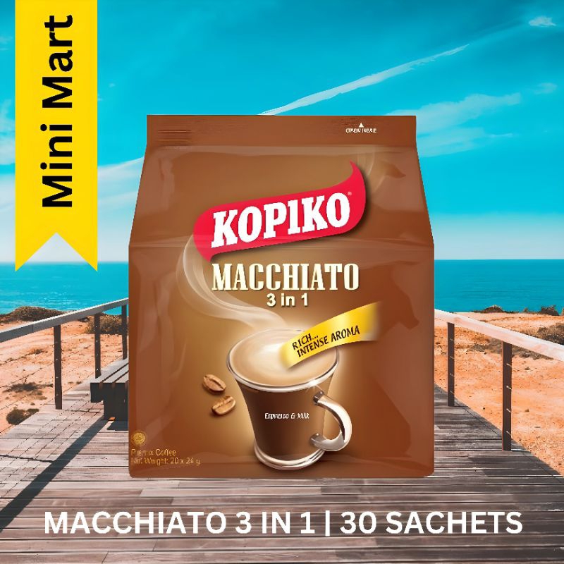 Kopiko Macchiato 3in1 (30 Sachets) – Creamy & Smooth Coffee! | Shopee ...