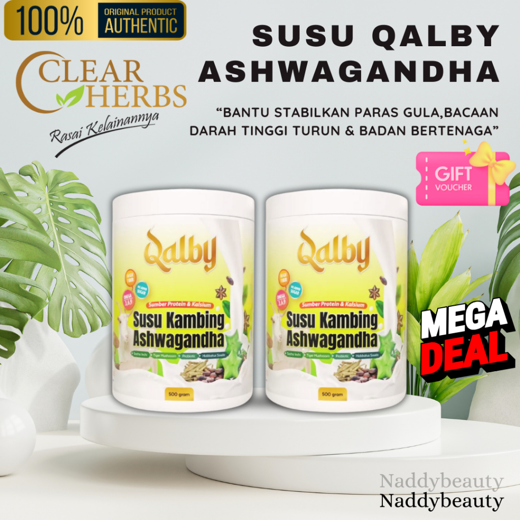 [🔥Authorized Distributor] SUSU KAMBING QALBY ASHWAGANDHA SACHA INCHI ...