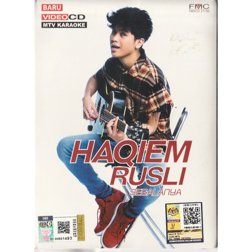 VCD HAQIEM RUSLI : SEGALANYA ( ORIGINAL VCD ) | Shopee Malaysia