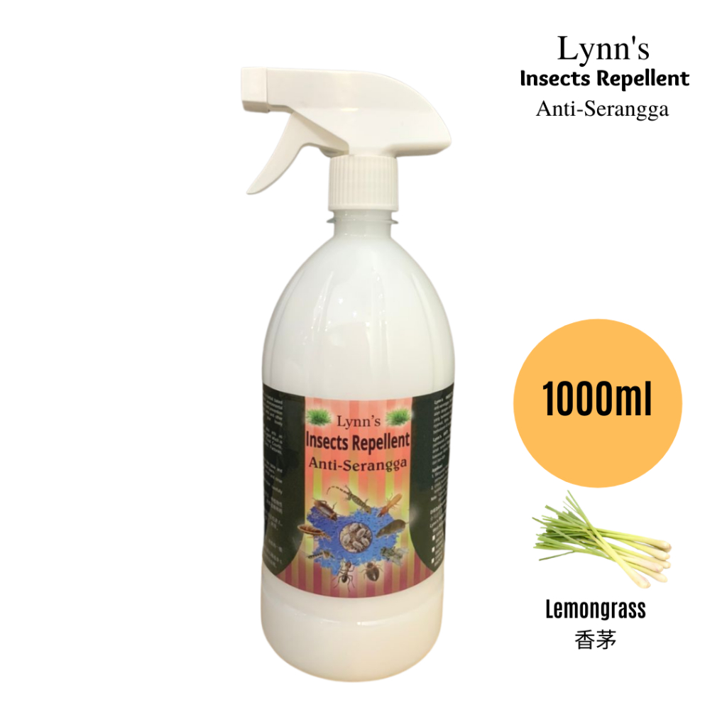 Lynn's Insects Repellent Anti-Serangga 驱虫剂 (White/Putih/白色) Spray ...
