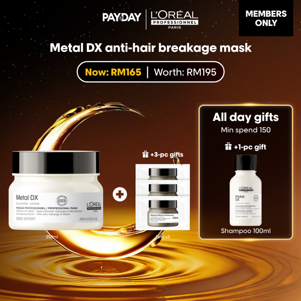 [MEMBERS ONLY] L’Oréal Professionnel Serie Expert Metal DX Mask for ...