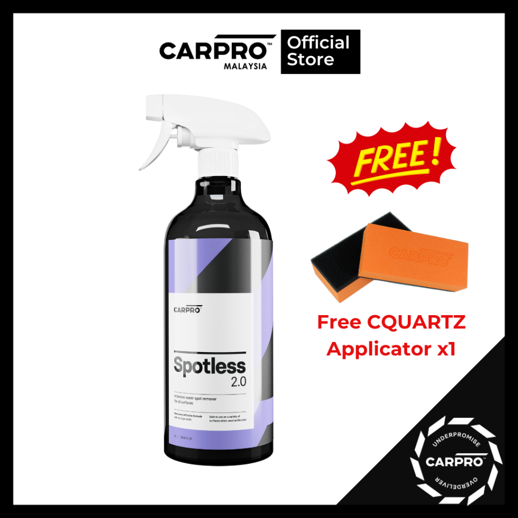 [SPECIAL PROMO] CARPRO Spotless 2.0 (1L) (FREE CQ Applicator) - Intensive Car Coating Water Spot ...
