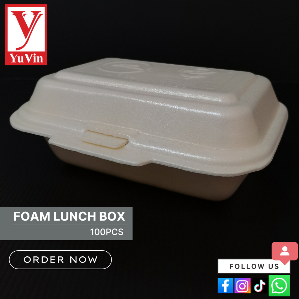 Disposable Foam Lunch Box / EP-2 / Polystyrene Lunch Box / Bekas ...