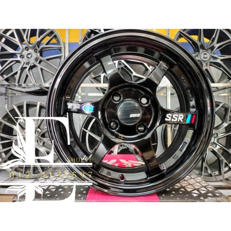 新 NEW SPORT RIM 14 INCH SSR RM820 4PC MYVI VIVA AXIA ATOS BEZZA (KENA ...