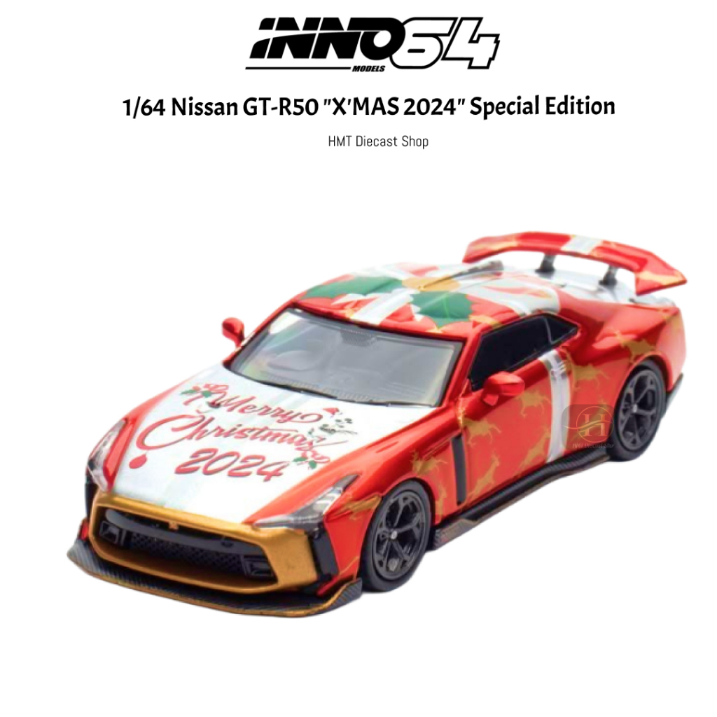 INNO64 1/64 Nissan GT-R50 "X'MAS 2024" Special Edition | Shopee Malaysia