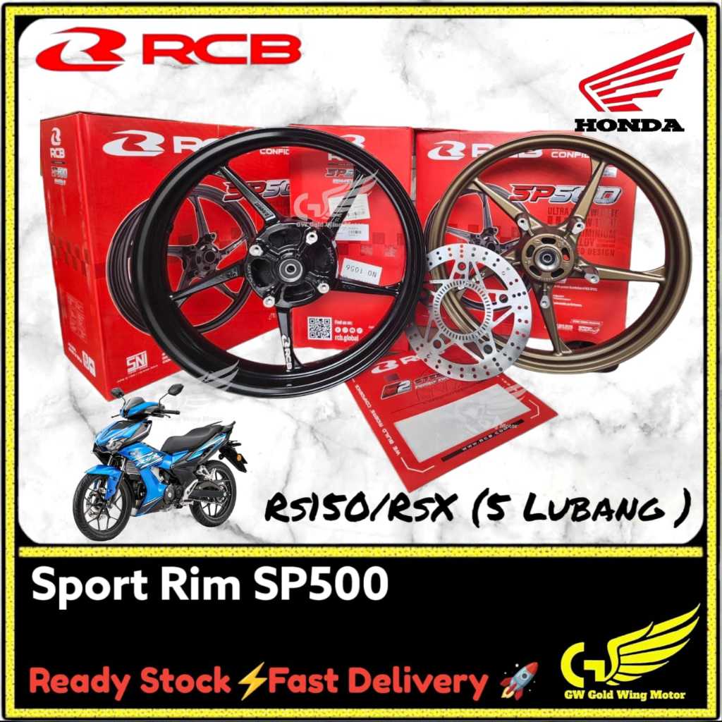 NEW! RCB MAGS SP500 Honda RSX ABS 2024 Winner X (5 Holes) SPORT RIM 5 ...