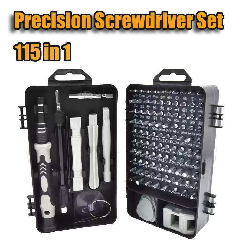 【115-in-1】Precision Screwdriver Set Mini Magnetic DIY Repair Tool Kit ...
