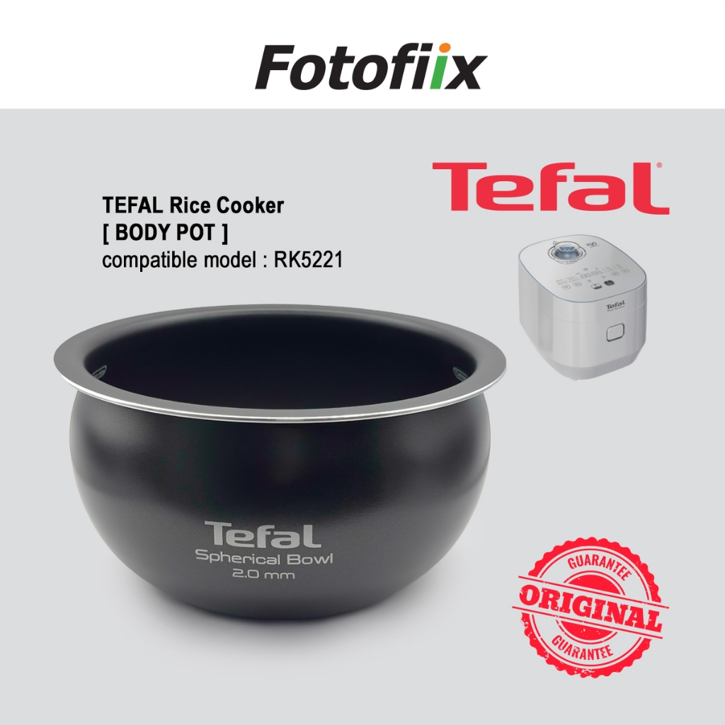 Tefal [ BODY POT ] Rice Cooker for model RK5221 | Shopee Malaysia