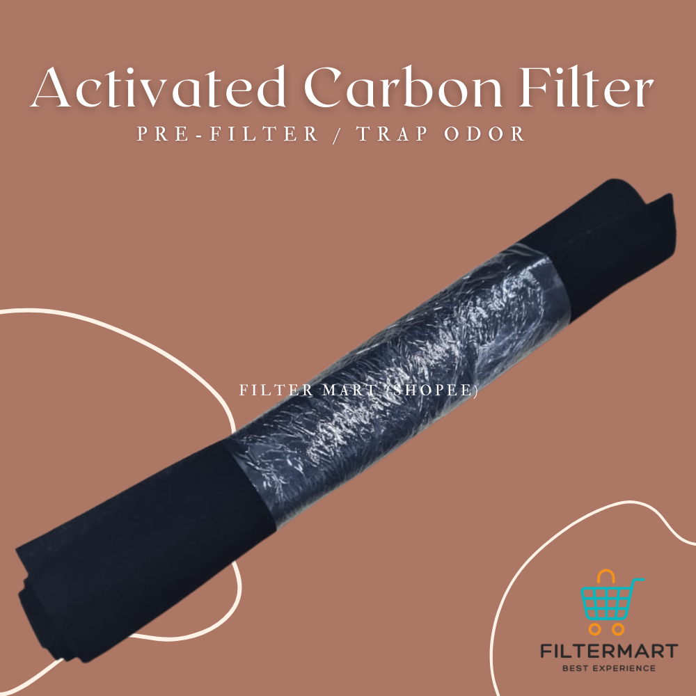 [READY STOCK] ACTIVATED CARBON AIR FILTER, 4MM THK, CHARCOAL MEDIA ...