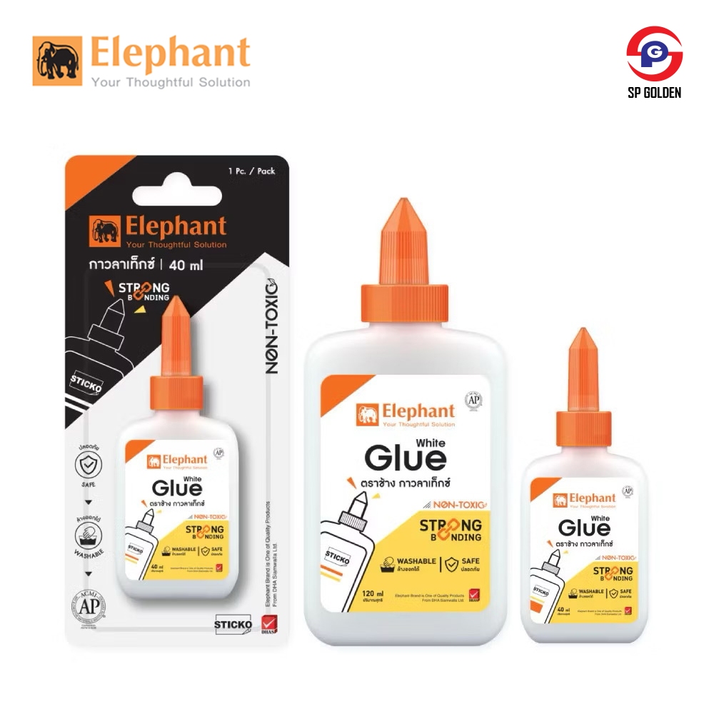 Elephant White Glue 40g / 120g | Shopee Malaysia