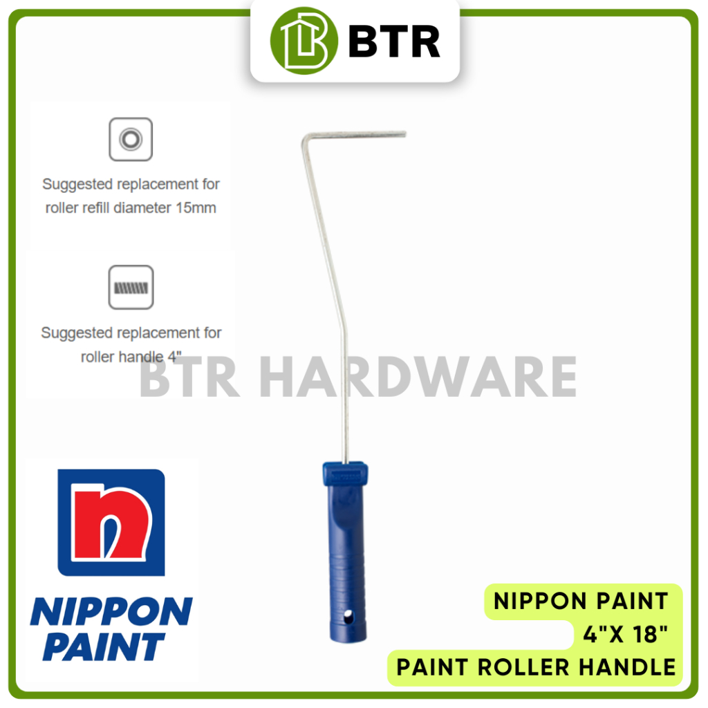 NIPPON PAINT 4'' Single Wire Heavy-Duty Roller Handle | Roller Cat 4 ...
