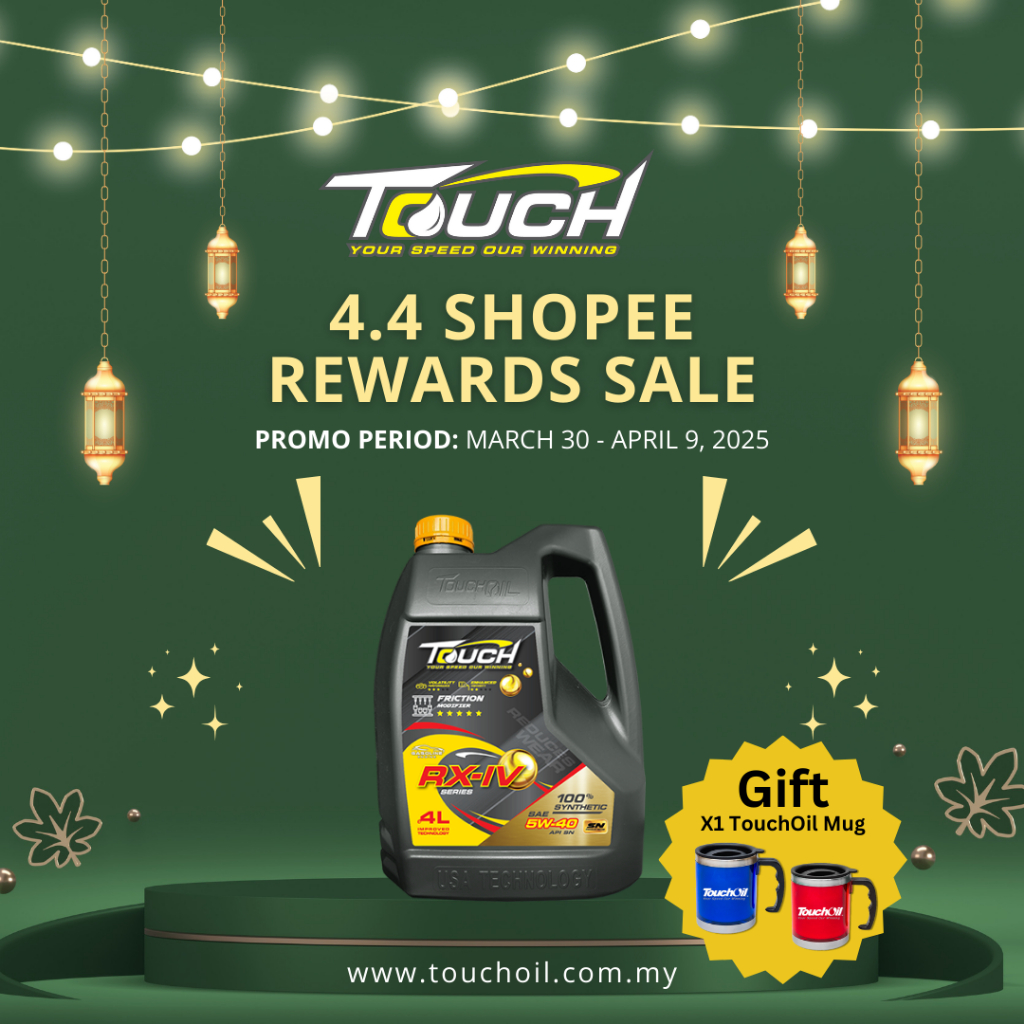 TOUCH FULLY SYNTHETIC ENGINE OIL SAE 5W-40 API SN (4L) | Shopee Malaysia