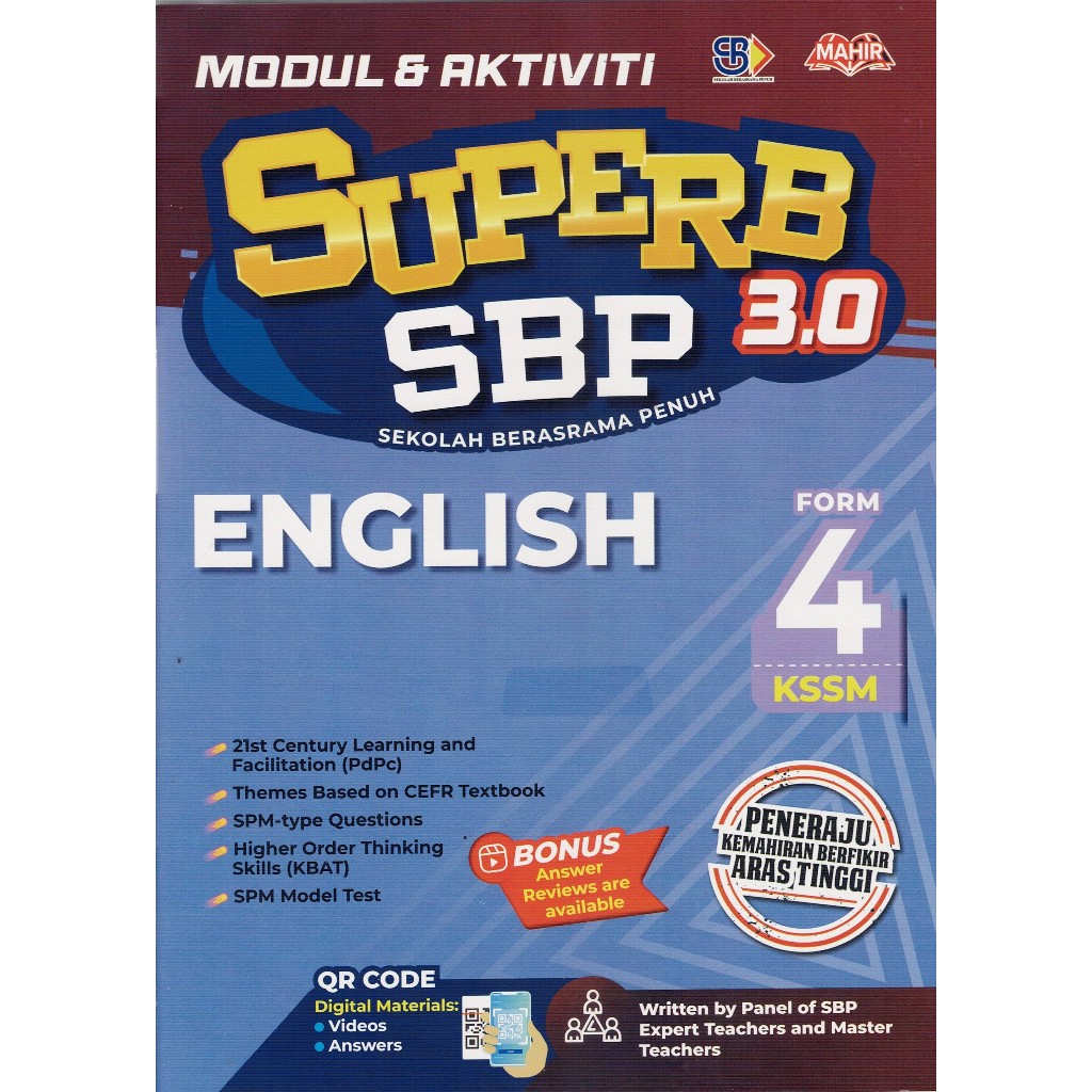 MODUL & AKTIVITI : SUPERB SBP 3.0 ENGLISH FORM 5 KSSM ( 2025 ) | Shopee ...