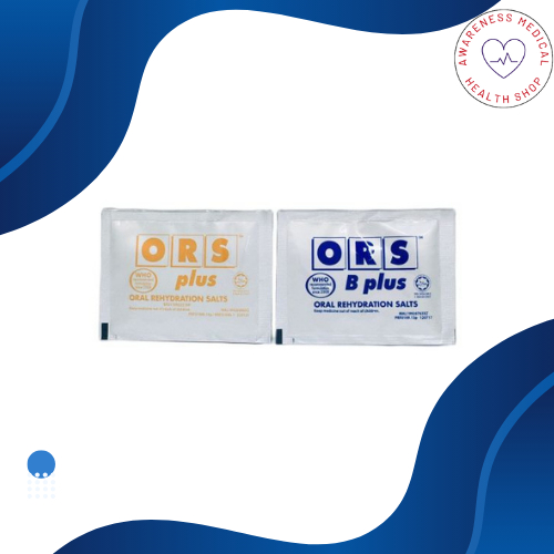 ORS PLUS Oral Rehydration Salts (Orange/Original) (1'S/6'S) | Shopee ...