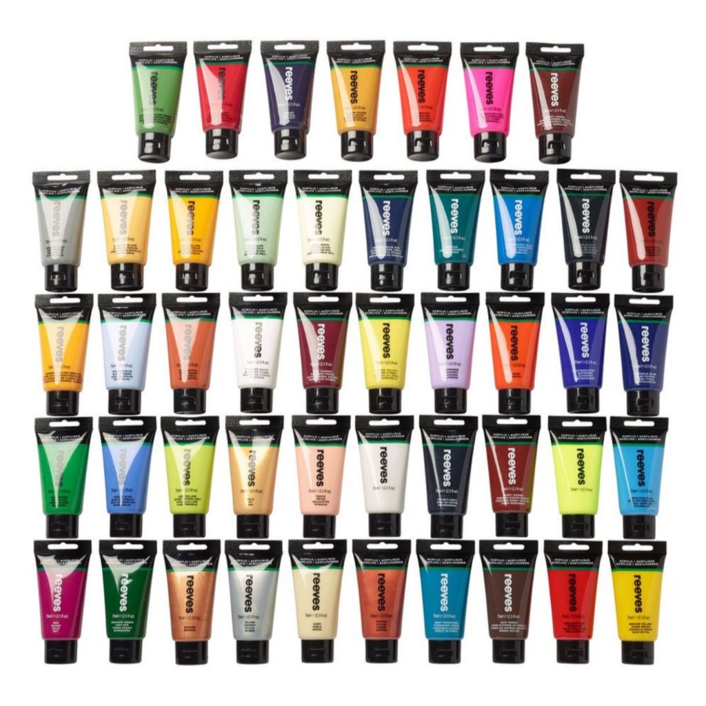 Reeves Acrylic Colour Paint | 22/75 ml | Shopee Malaysia