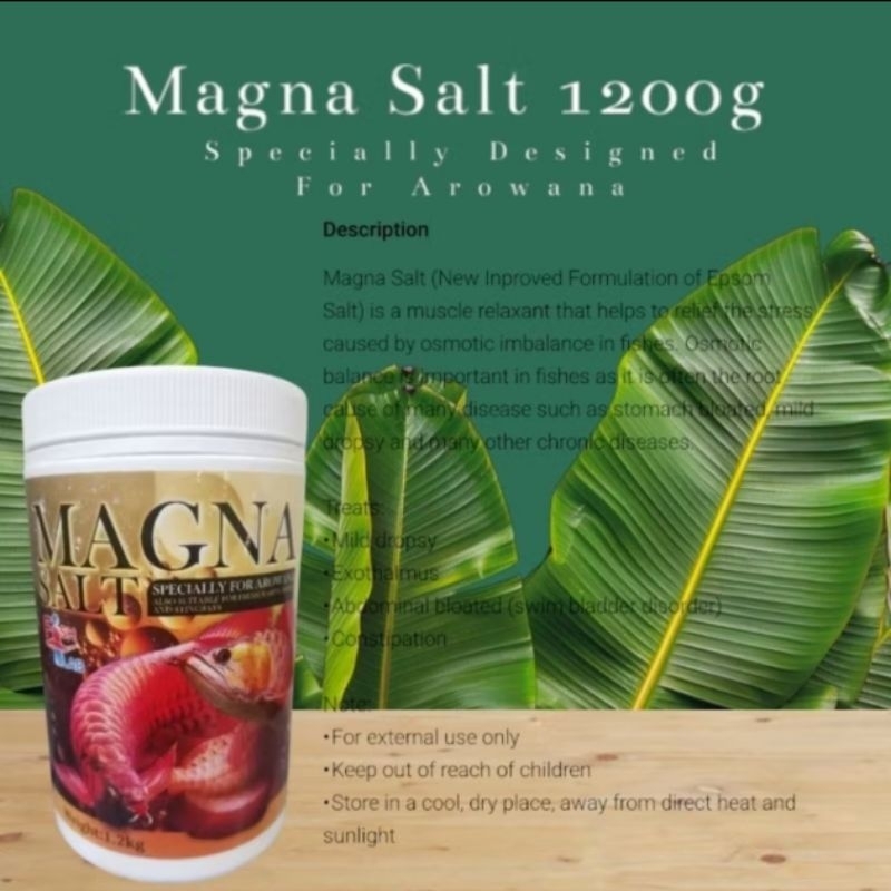 Magna Salt For Arowana 1200g | Shopee Malaysia