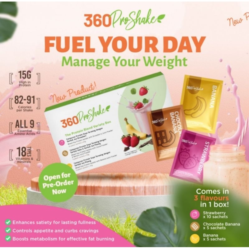 NEW 💥💥 360 PRO SHAKE PROTIEN | Shopee Malaysia