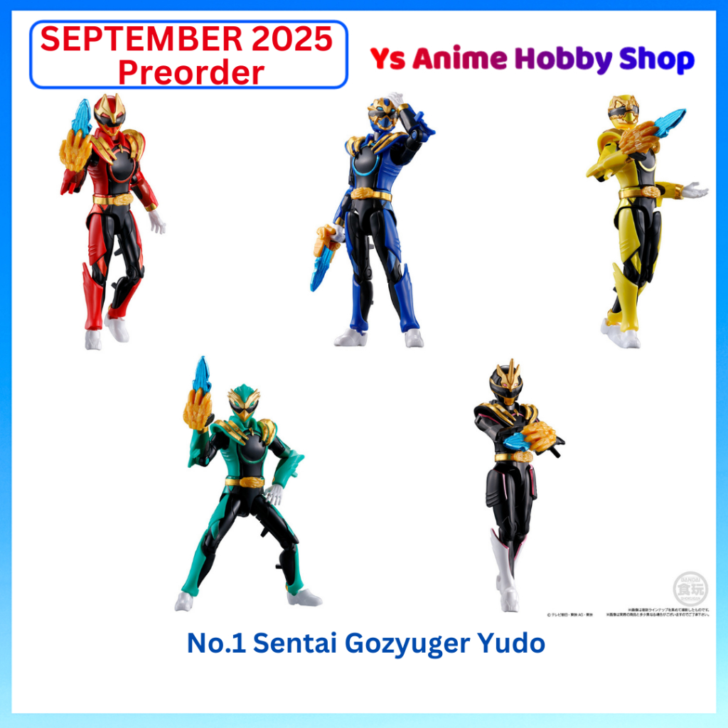 【September 2025 Preorder】Bandai No.1 Sentai Gozyuger Yudo Goju Wolf ...