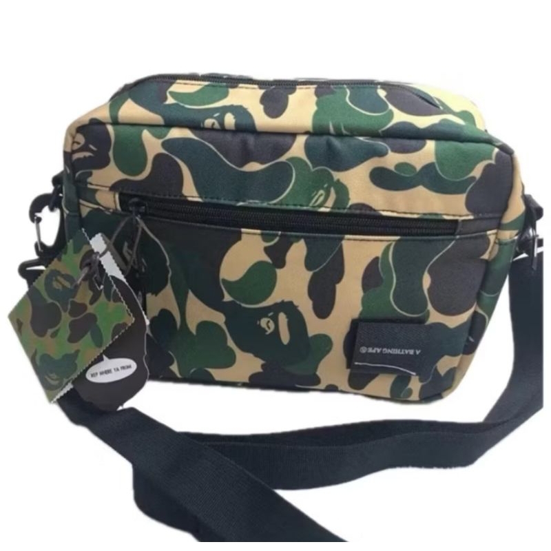 AAPE BAPE A BATHING APE JAPAN Waist Chest Sling Porch Pouch Crossbody ...