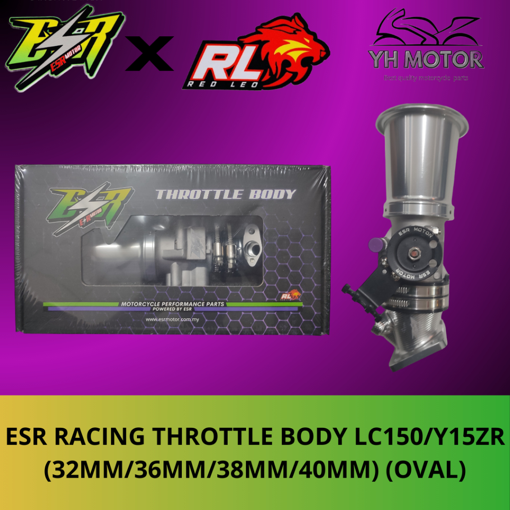 ESR MOTOR THROTTLE BODY Y15ZR/Y16ZR/LC135 V8 (32MM/42MM/45MM BULAT ...