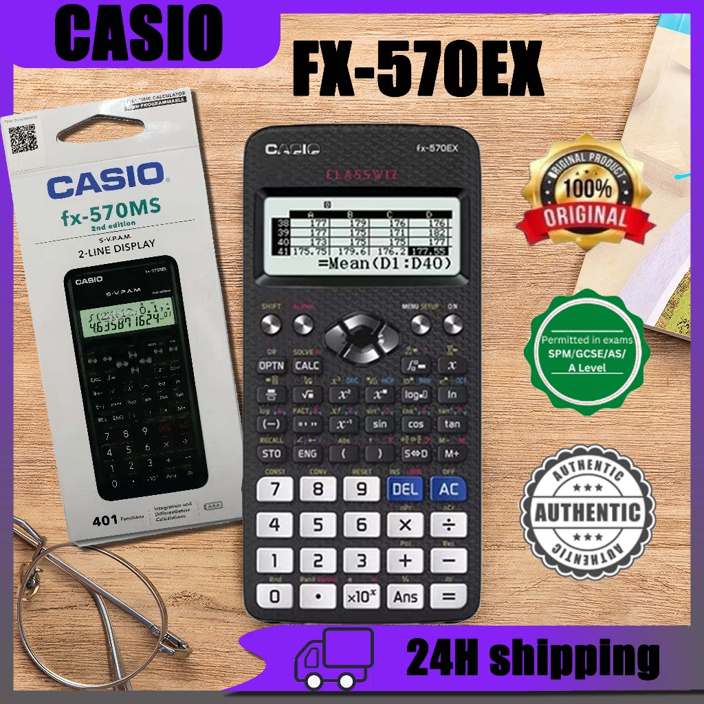 (READY STOCK) Casio Scientific Calculator FX-570EX Second Edition ...