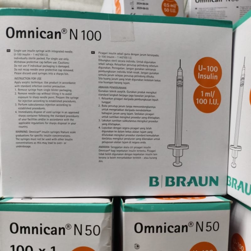Omnican N100 insulin syringe 1ml omnican 100 INSULIN SYRINGE PICAGARI ...