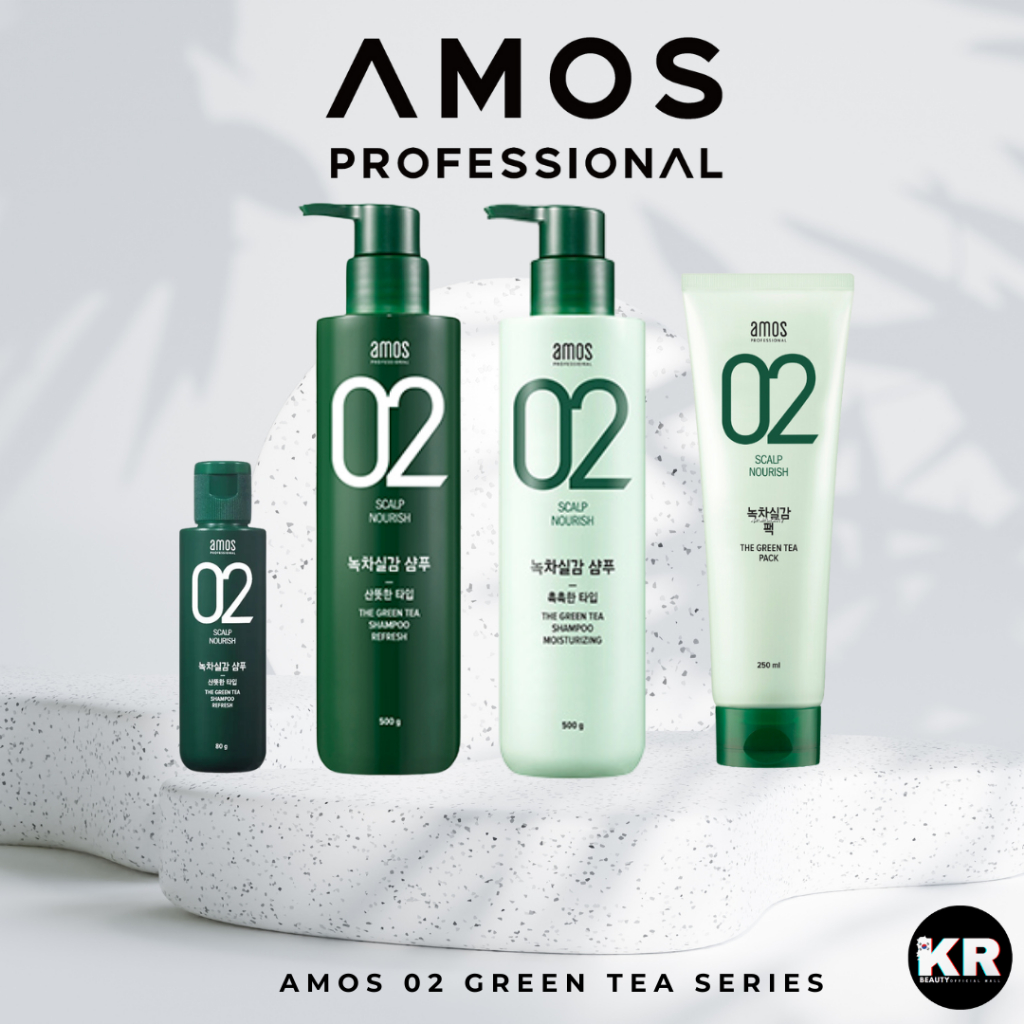 [AMOS PROFESSIONAL] 02 The Greentea Line hair loss care Shampoo Refresh ...