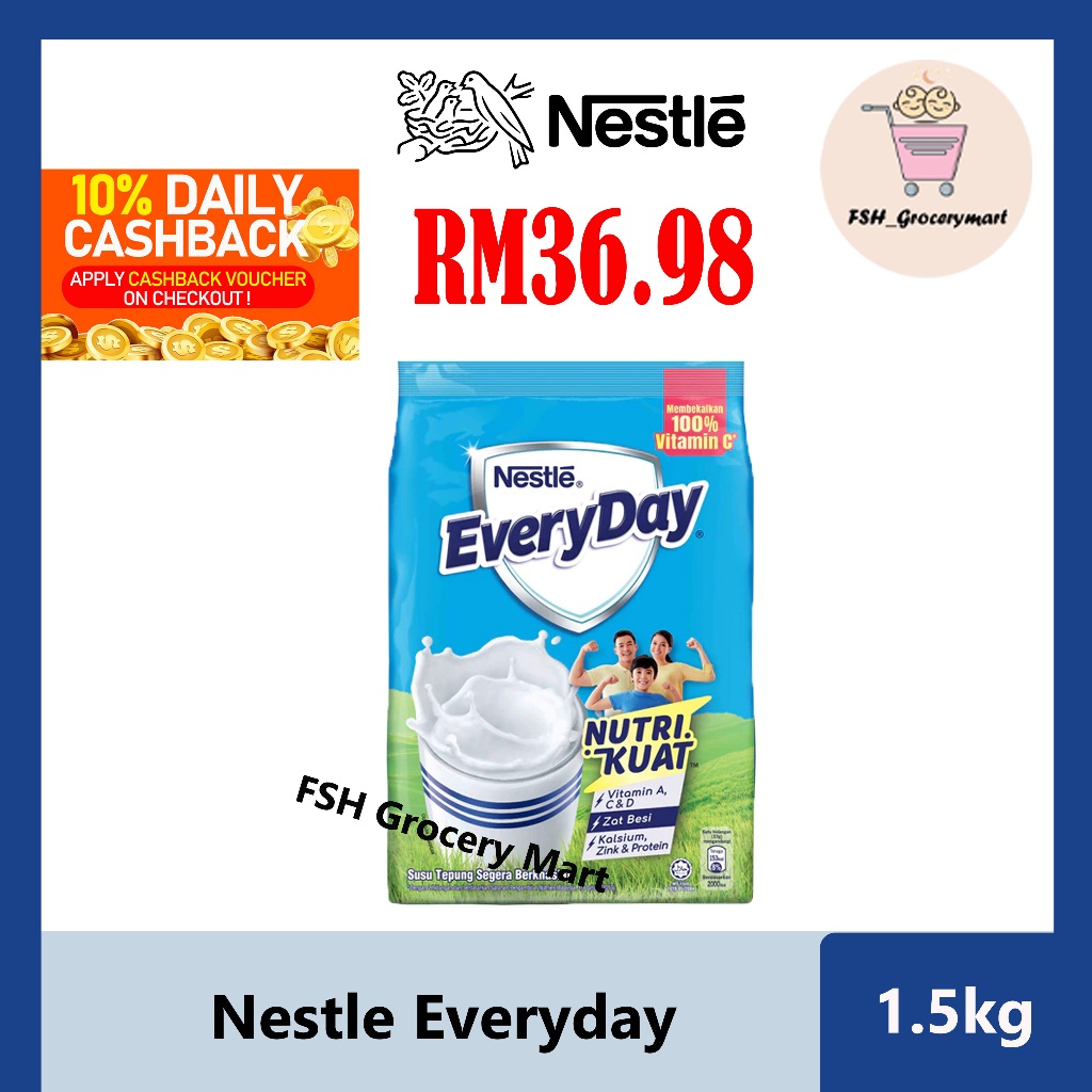 Nestle Everyday Milk Powder 1.5kg | Shopee Malaysia