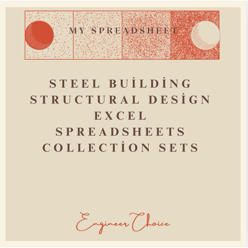 Steel building structural design excel Spreadsheets collection sets ...