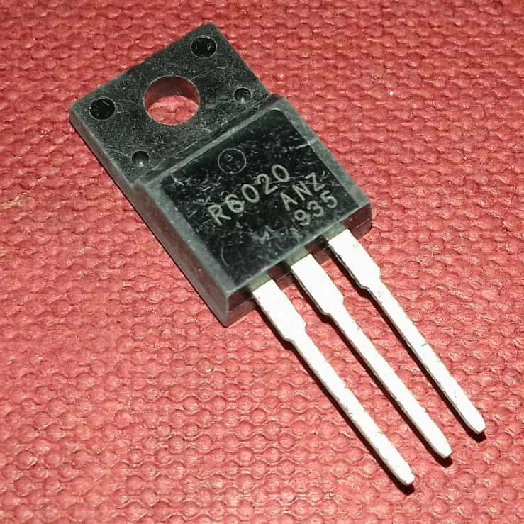 (3274) R6020 ANZ R6020ANZ 20A 600V TO-220F 场效应管 600V 20A N-CHANNEL MOSFET | Shopee Malaysia