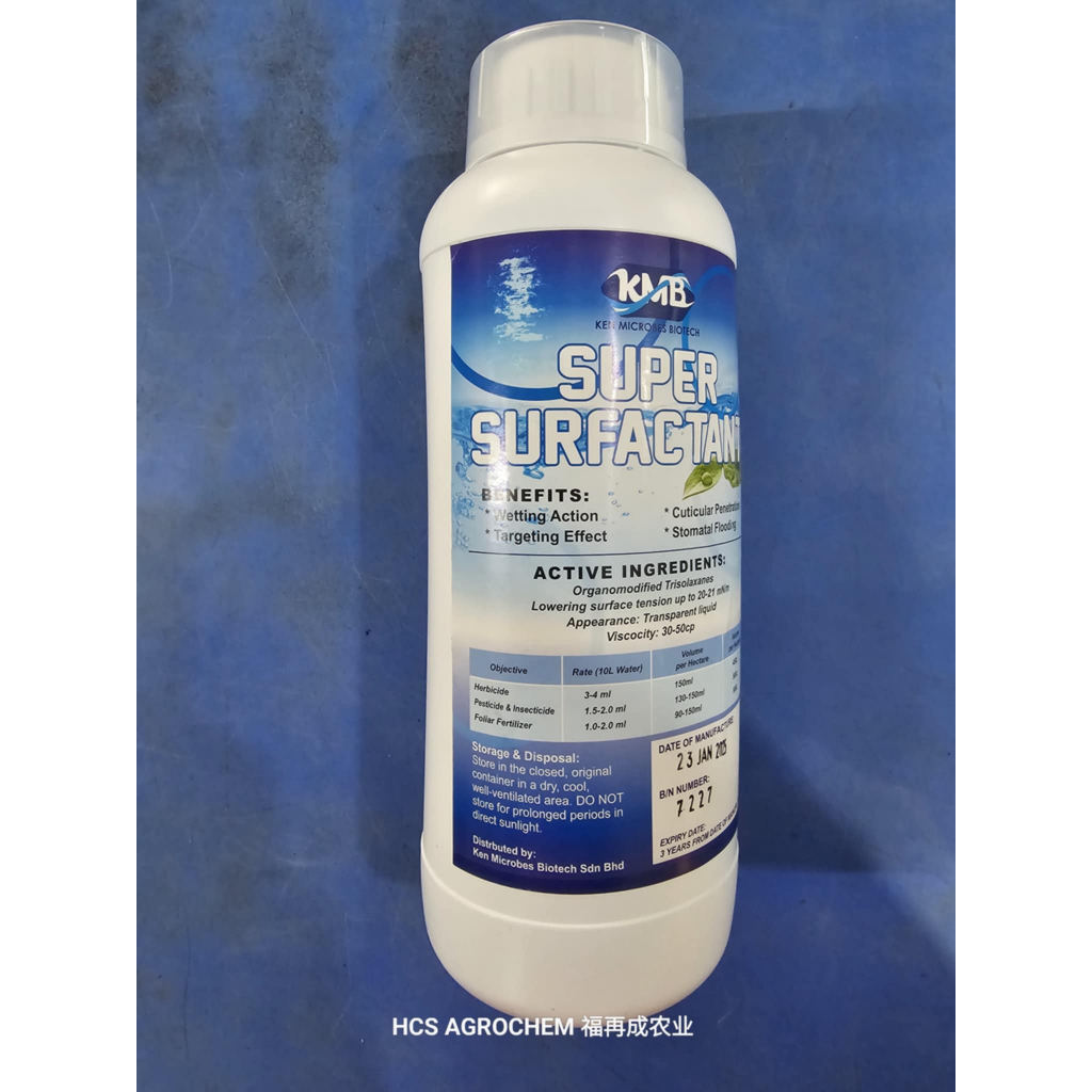 (+-1LIT) Agen pelekat racun Ken Microbe Super Surfactant (produk Jan ...