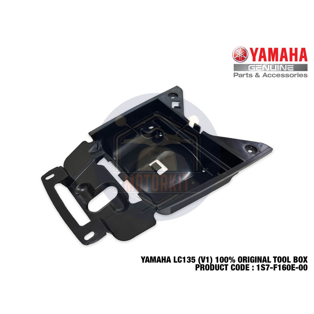 YAMAHA LC135 V1 135LC 100% ORIGINAL LUGGAGE TOOL BOX SPANER BOX BAWAH ...