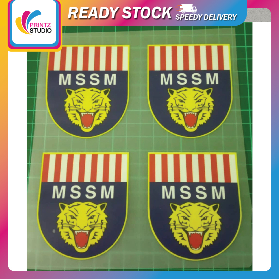 LOGO MSSM & Negeri-Negeri Ready Stock Iron On Sticker heat press heat ...