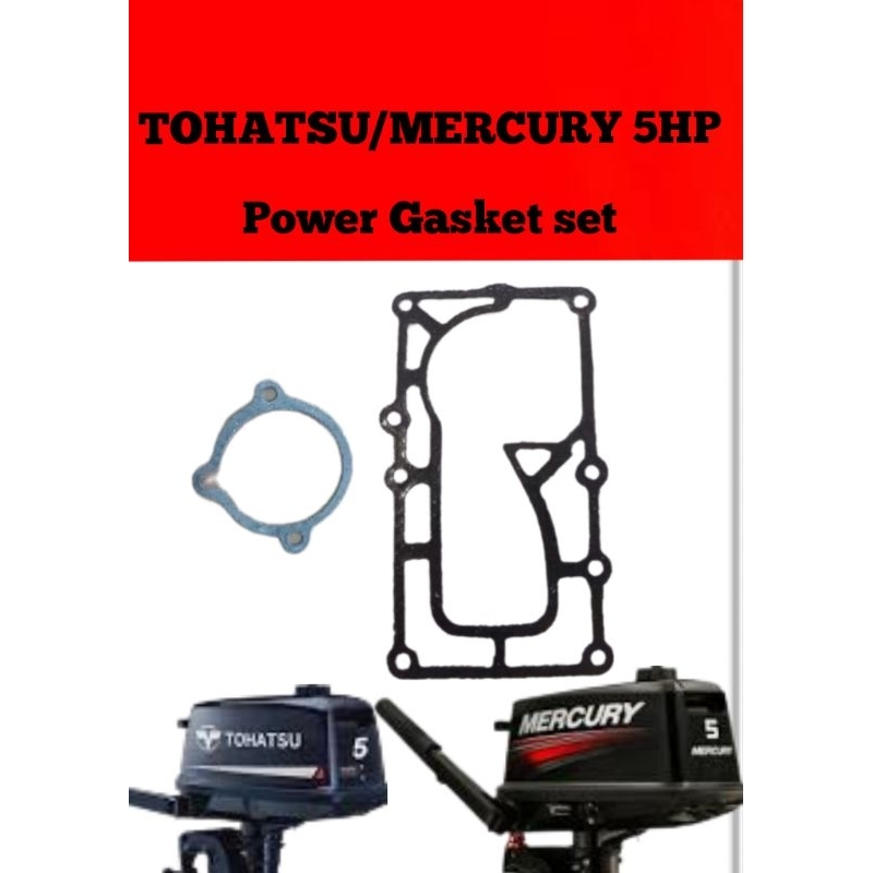 TOHATSU /MERCURY OBM 5HP Gasket duduk 369-61012 # 2 stroke outboard ...