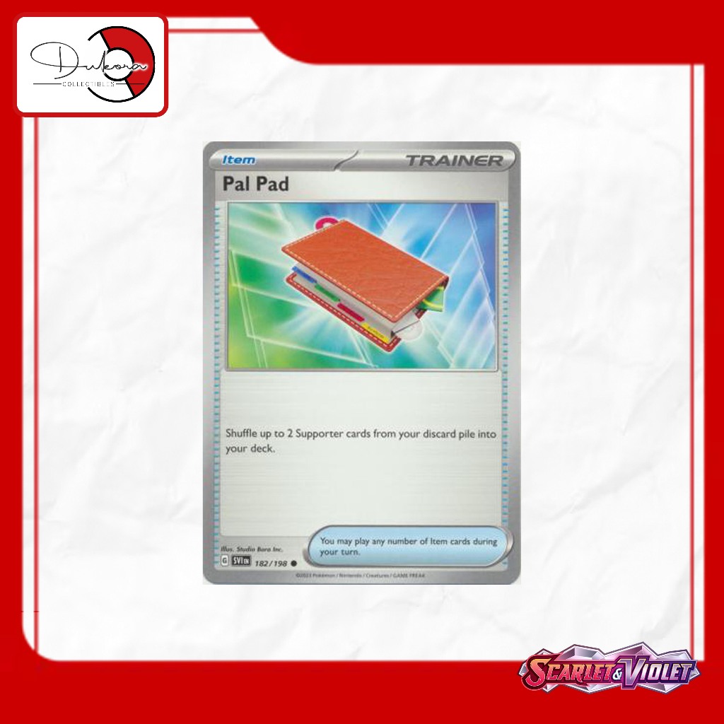 Normal Pal Pad - 182/198 - Trainer Card [Pokémon TCG : Scarlet & Violet ...