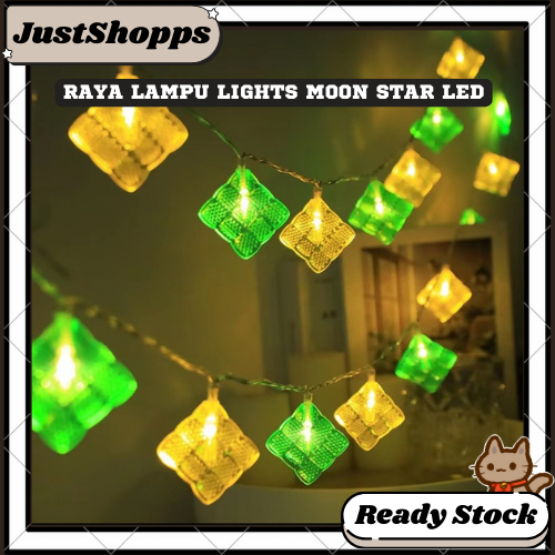 Raya Lampu Lights Moon Star LED Hari Raya Idulfitri Decoration LED ...