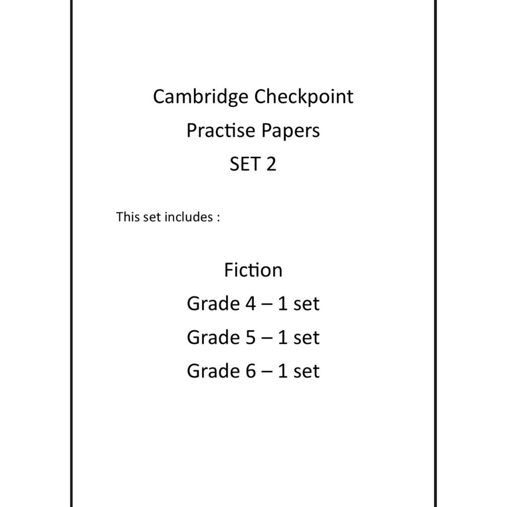 Cambridge Checkpoint Practise Papers ( Fiction ) | Shopee Malaysia