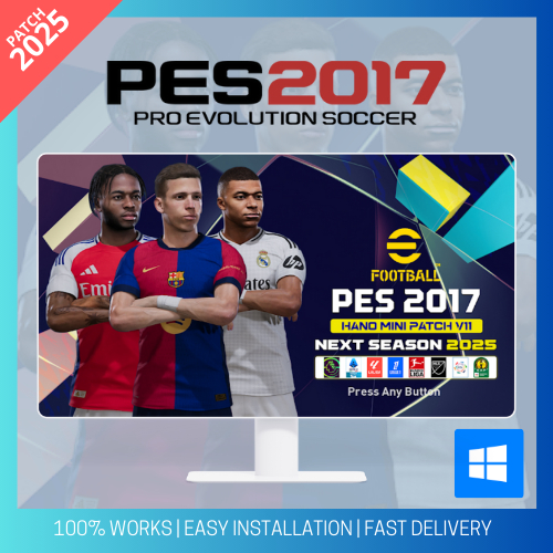 PES 2017 + KITS + FACEPACK + PATCH 2026 Pro Evolution Soccer PC Games ...