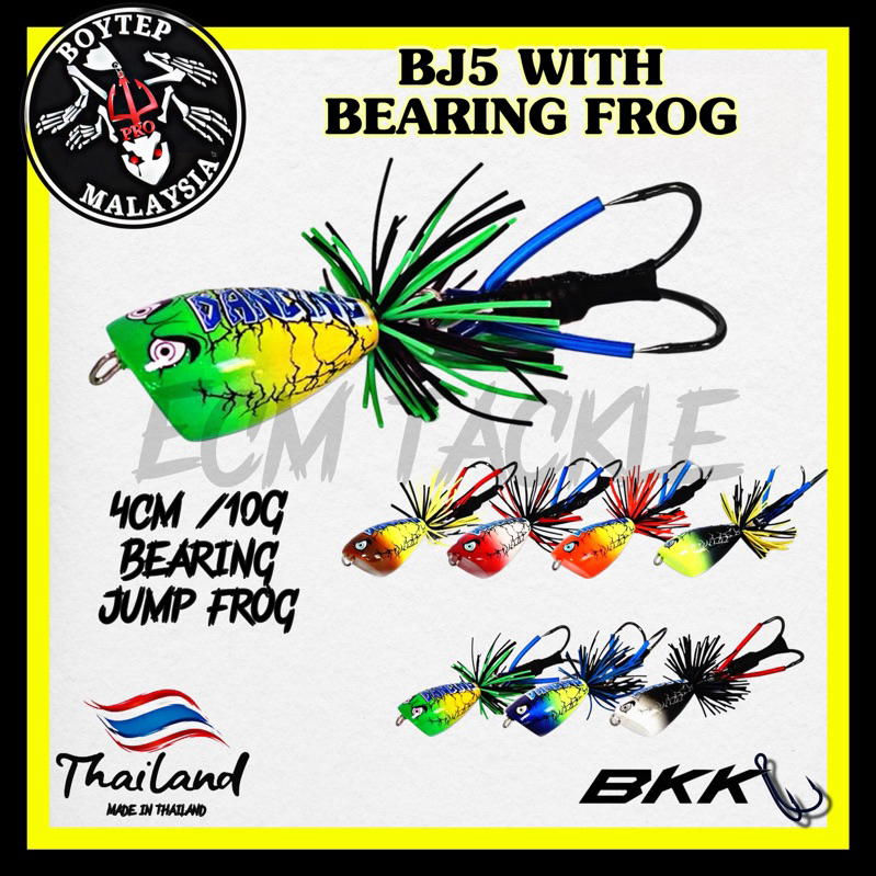 Boytep BJ5 Jump Frog With Bearing | 4cm / 10g | Dancing | Thailand ...