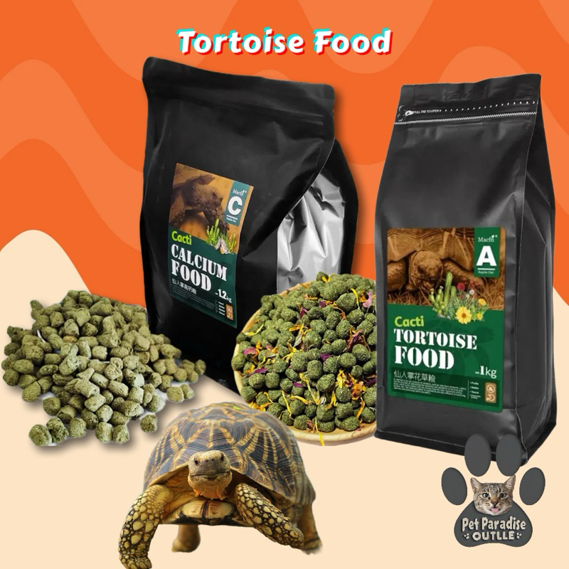 ( 1.2 KG ) MACFN Cacti Tortoise Food Sulcata Tortoise Pellet Tortise ...
