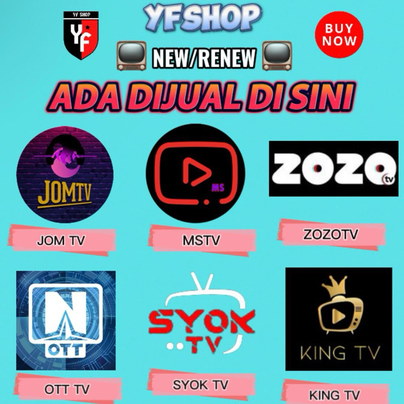 mstv / king tv / ott tv / jom tv / syok tv / zozo tv | Shopee Malaysia