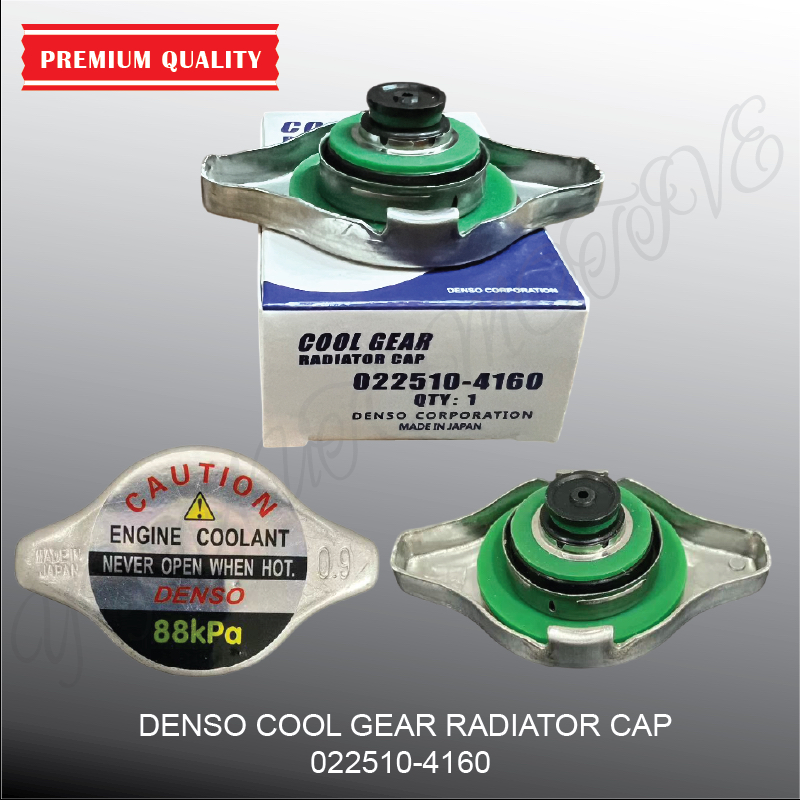 022510-4160 DENSO COOL GEAR RADIATOR CAP R125 (0.9) VALVE BLM WAJA WIRA ...