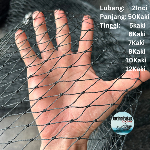 Jaring PE Pertanian/Ayam/Pagar Lubang 2" Inci, Tinggi 4Kaki,5Kaki ...