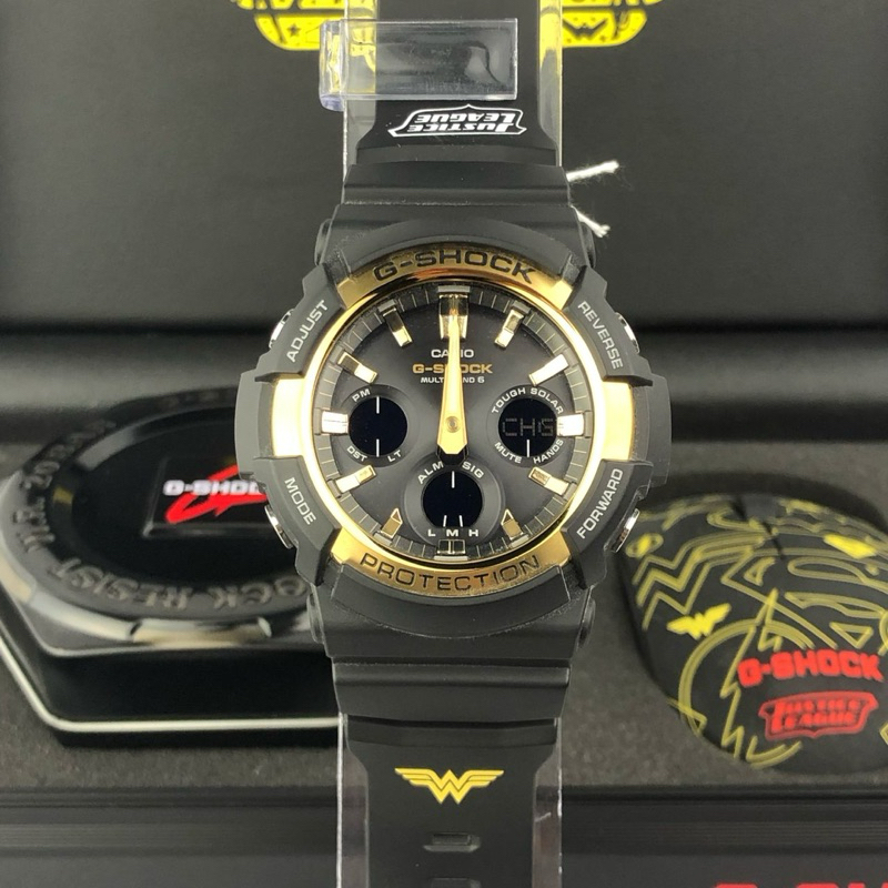 Casio G-Shock X Justice League Wonder Woman Collaboration GAW-100G-1A ...