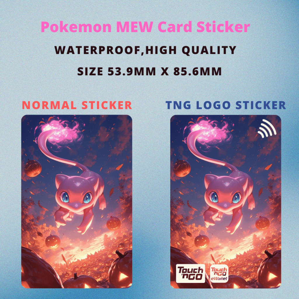 Pokemon Mew -Access Card/T*G Card/Banapassport/ATM Debit Credit Card ...
