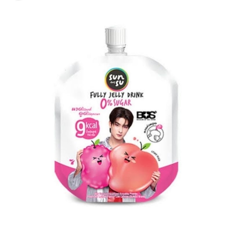 SUNSU FULLY JELLY DRINK SUNSU X BUS PEACH&LYCHEE (NO CARD) | Shopee Malaysia