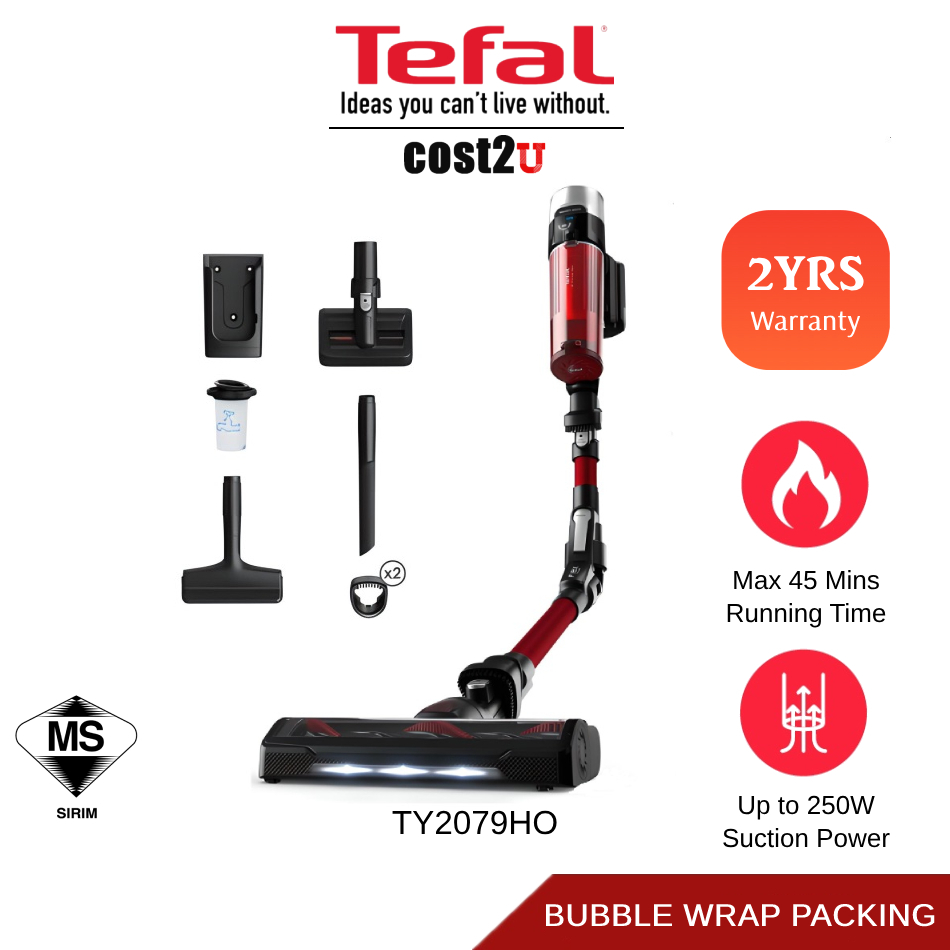 Tefal/Cornell/Electrolux Handstick Cordless Vacuum Cleaner | TY2079HO ...