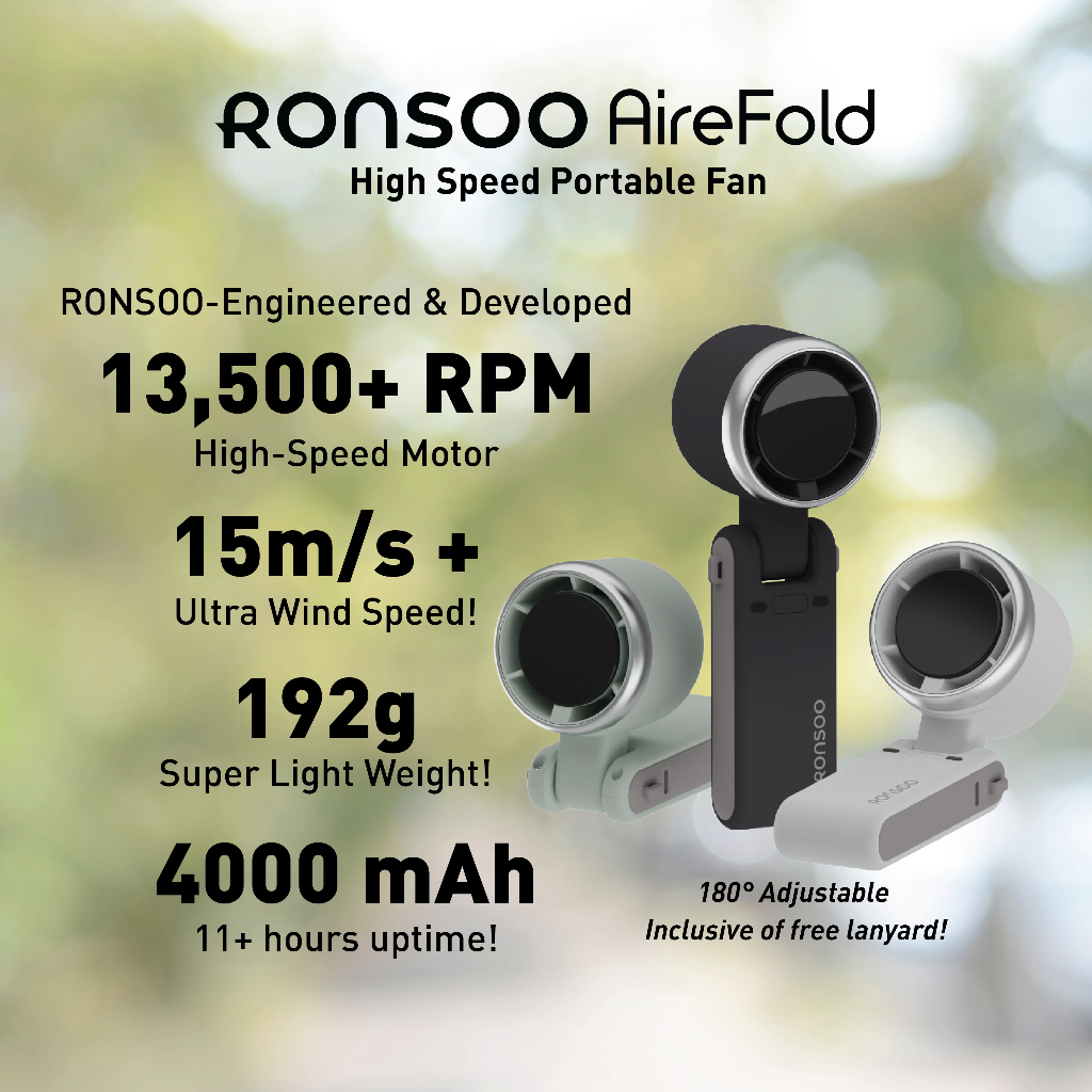 Portable Fan | High Speed | Hand-held | Name Customisation | Foldable ...